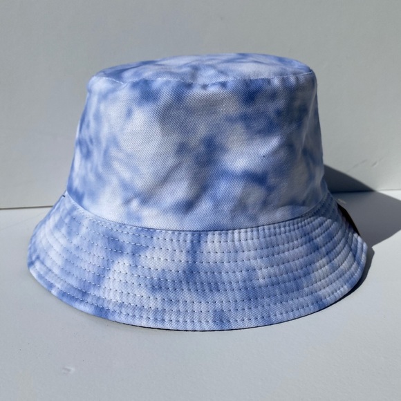 Accessories | Blue Tie Dye Bucket Hat | Poshmark